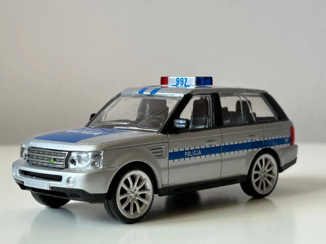 RANGE ROVER SPORT British/Polish Police Car Model Diecast Toy 1:43 ...
