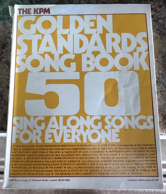 GOLDEN STANDARDS SONG Book. Inc. 50 Songs for all Keyboards & Organs! £ ...