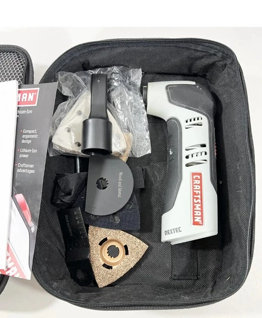 CRAFTSMAN NEXTEC MULTI-TOOL 61199 Li-Ion 12V Lithium Oscillating Tool ...