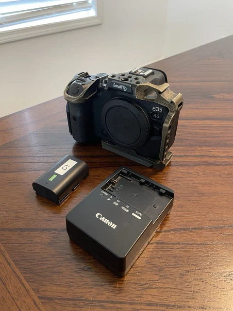 CANON EOS R6 - With Small rig Cage, Original Battery & Charger $610.00 ...