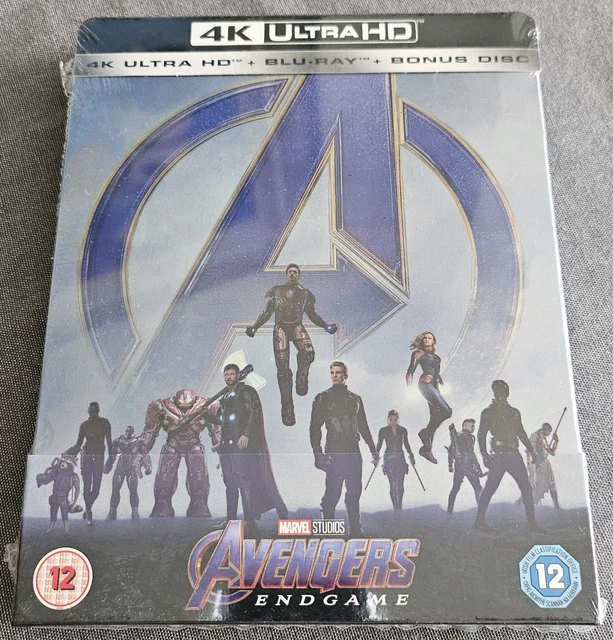MARVEL STUDIOS - Avengers End Game 4K UHD Blu Ray Steelbook Brand New ...