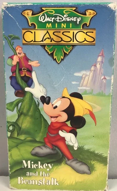 Disney Mini Classics Mickey And Beanstalk Vhs Video Tape Buy 2 Get 1 Free 4314