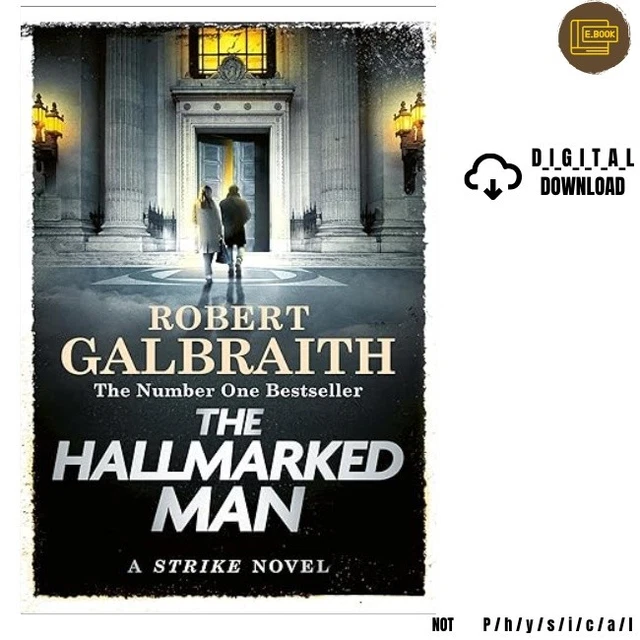 THE HALLMARKED MAN: Cormoran Strike Book 8 2025 Robert Galbraith £5.26 ...