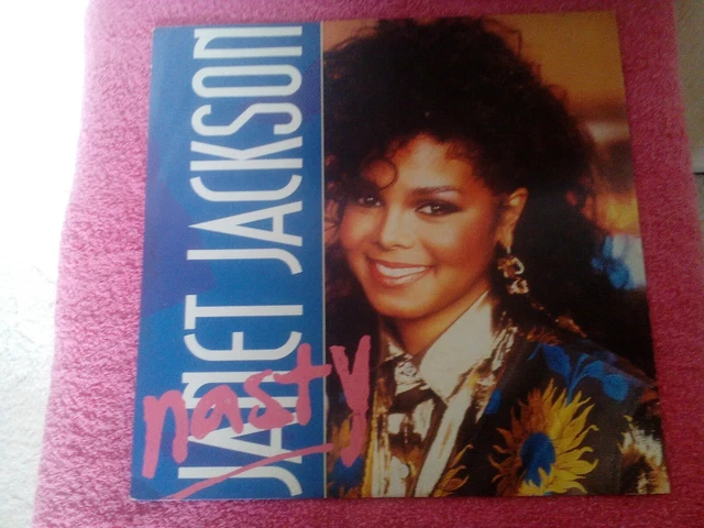 JANET JACKSON.NASTY/ NEVER Find(A Love Like Mine).12In.a & M Amy316.Nr ...
