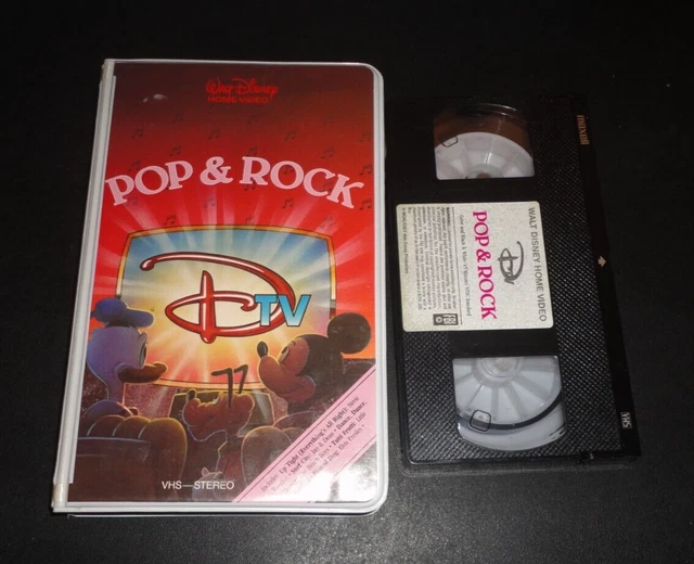 WALT DISNEY DTV Rock Rhythm & Blues (VHS, 1984, Clamshell ) Vintage ...