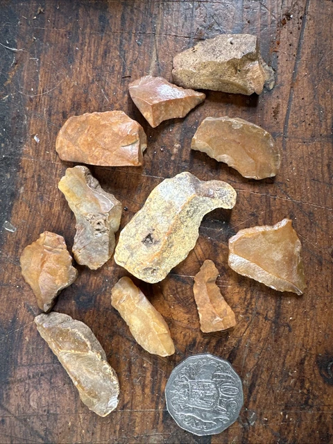 11 ANCIENT AUSTRALIAN Aboriginal Stone Tools with Naturally Wind ...