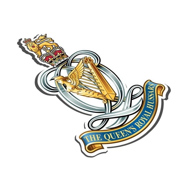 THE QUEEN'S ROYAL Hussars Sticker - British Army - Qrh £2.49 - PicClick UK