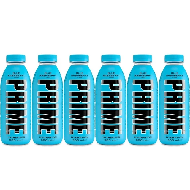 6 X PRIME Hydration Energy Drink Blue Raspberry 500ml £15.84 - PicClick UK