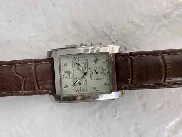 MEN ECO DRIVE CHRONOGRAPH CITIZEN TANK STYLE WATCH, Vg Con. £26.00 ...