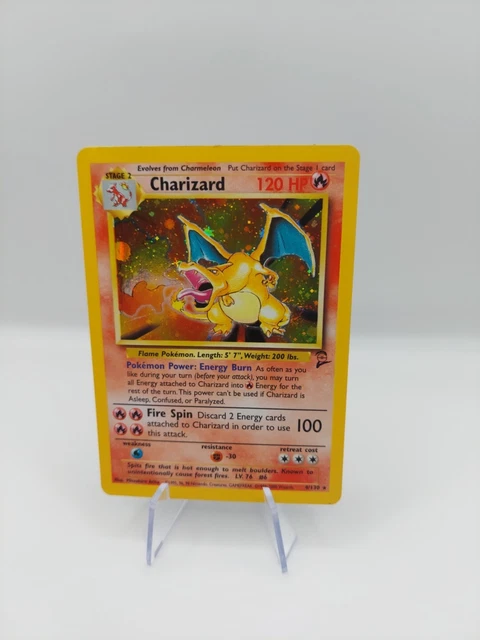POKÉMON CHARIZARD BASE Set 2 4/130 Holo Rare 2000 LP/MP EUR 165,36 ...
