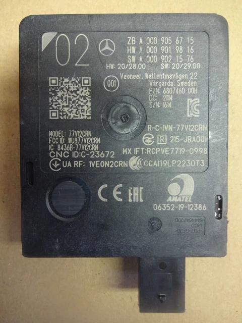 ORIGINAL MERCEDES-BENZ RADARSENSOR Steuergerät radar unit A0009056715 ...