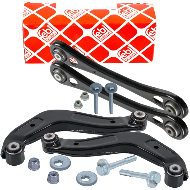 4x Febi Querlenker Satz Schrauben Hinten Oben Unten Für Audi A4 B6 B7