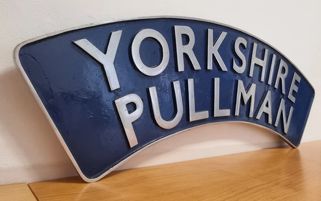 60163 TORNADO STEAM Train “YORKSHIRE PULLMAN” Original Headboard used ...