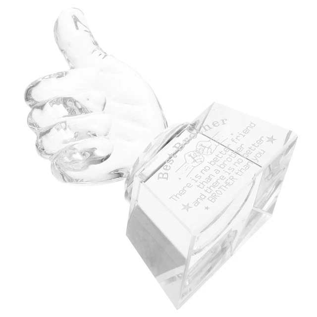 CRYSTAL TROPHY THUMB Trophy Award Trophy Thumb Trophy Statue Hand ...