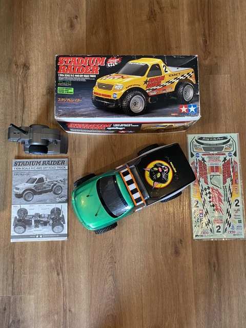 TAMIYA STADIUM RAIDER 1/10th Scale Supreme 4wd Off Road RC Pickup Truck ...