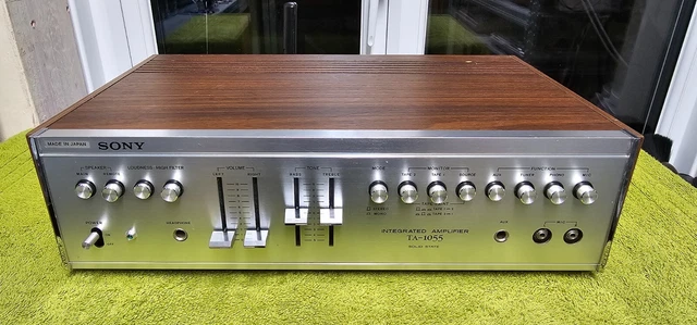 VINTAGE SONY TA 1055 Integrated Amplifier - Serviced & Lovely Condition ...