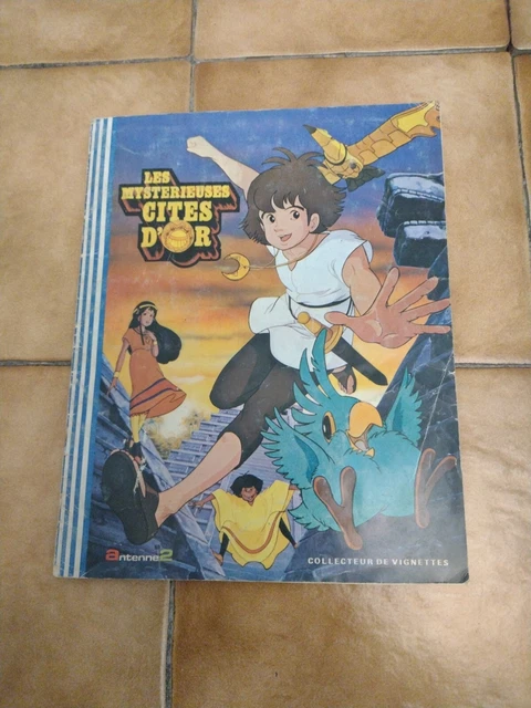 TRÈS RARE ALBUM LES MYSTÉRIEUSES CITÉS D'OR Style Panini COMPLET +Bon ...