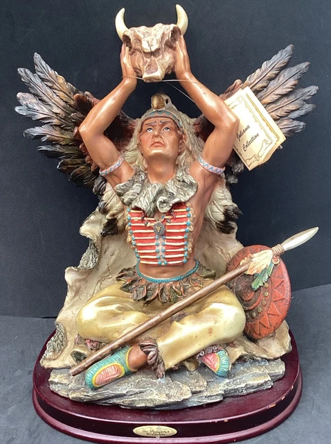 VINTAGE THE JULIANA Collection Native American Indian Man figurine ...