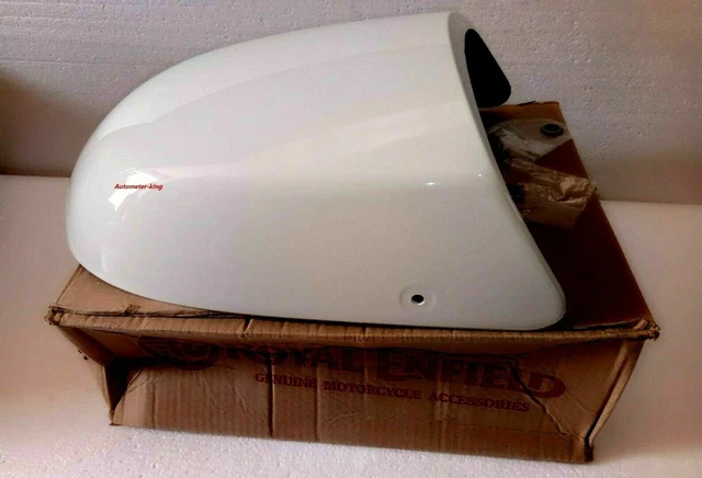 ROYAL ENFIELD DUAL Seat cowl, Ice Queen (White) For Continental GT 650 ...