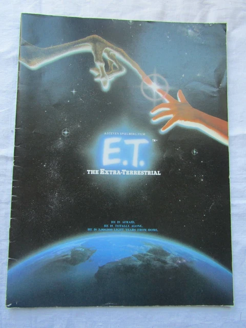 OFFICIAL FILM MAGAZINE E.T. SPIELBERG EXTRA TERRESTRIAL original issue ...
