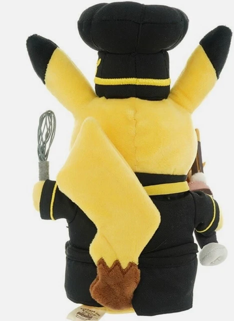 POKEMON CAFE EXCLUSIVE PikachuSweets Pastry Chef Black UniformPlush £29 ...