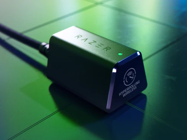 RAZER HYPERPOLLING 2.4GHZ Wireless Receiver 8KHz Viper V2/DeathAdder V3 ...