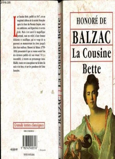 LA COUSINE BETTE By Honore De Balzac. 9782743400316 EUR 17,67 - PicClick FR