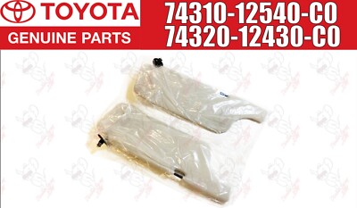 TOYOTA AE86 COROLLA CP Coupe Sun Visor Set L & R 74310-12540-C0 74320 ...