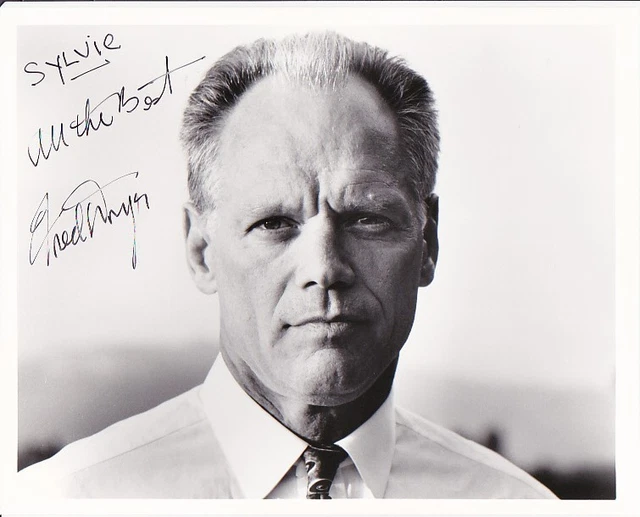 AUTOGRAPHE ORIGINAL DE FRED DRYER / Série Rick Hunter EUR 40,00 ...