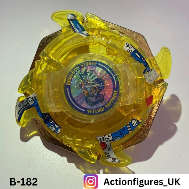 YELLOW SAPPHIRE DRAGOON Beyblade rare original takara tomy gold weight ...