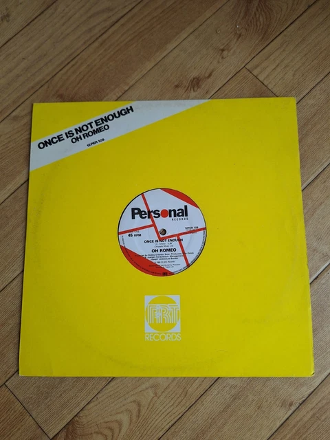OH ROMEO ONCE Is not enough 12" single 12PER109 £10.78 - PicClick UK