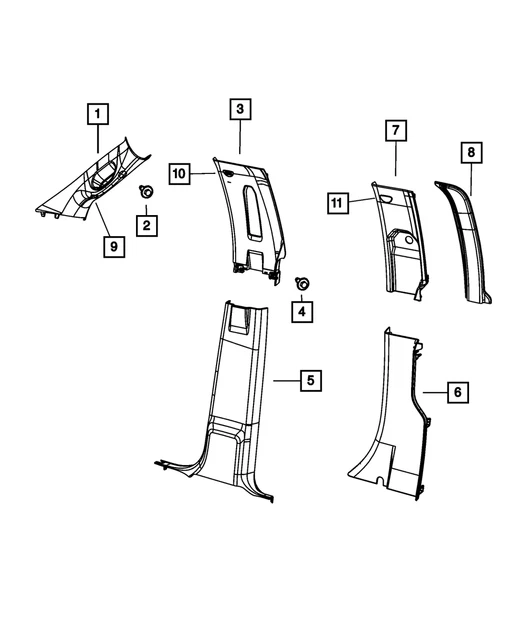 GENUINE MOPAR SCREW Cover Cap 1SJ06BD1AA $46.34 - PicClick CA