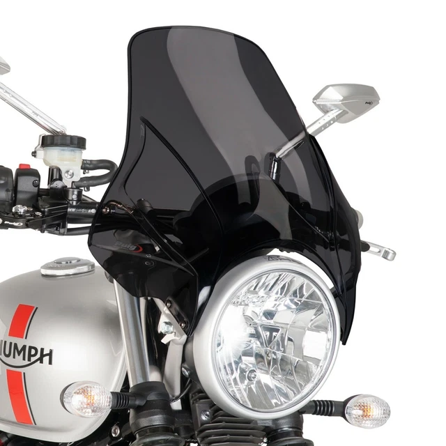 WINDSHIELD PUIG PLUS for Triumph Bonneville/ SE dark smoke £88.68 ...