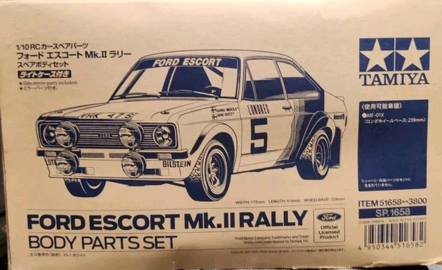 TAMIYA 51658 FORD Escort MK2 Body Parts Set (New &Unpainted) £29.99 ...