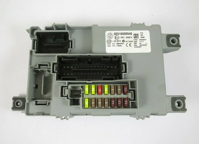 ORIGINAL FIAT STEUERGERÄT Body Computer Sicherungskasten NEU 51869094 ...