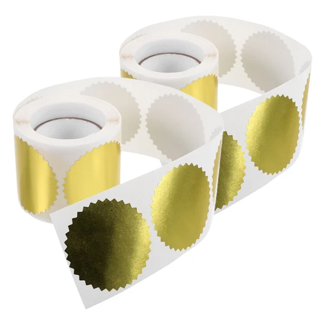2 ROLLS OF Certificate Medals Stickers Graduation Certificate Seals ...