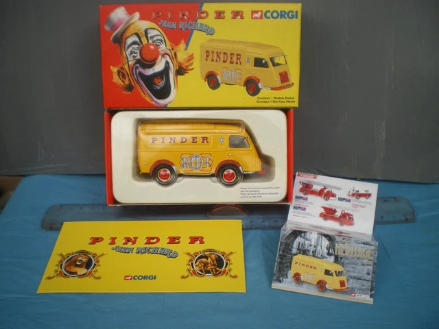1/43 RENAULT 1000KG Cirque Pinder Jean Richard ORTF Corgi EX 70528 Neuf ...