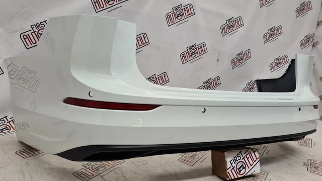 ORIGINAL VW GOLF 8 VIII Variant Facelift Stoßfänger hinten Pure White ...