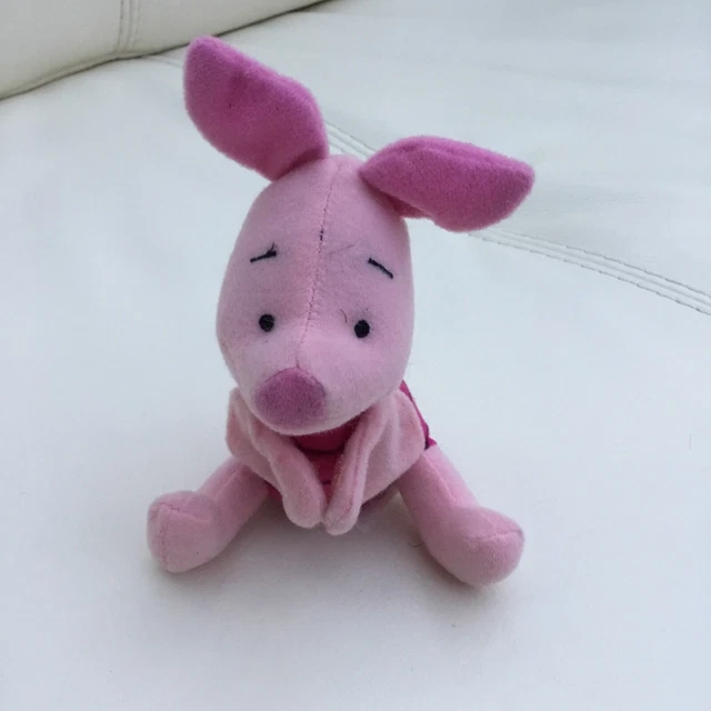 DISNEY TINY SOFT Piglet toy 4” sitting made for McDonald’s £1.50 ...