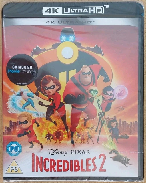 INCREDIBLES 2 (4K Ultra Hd Blu-Ray, Disney Pixar, 2018) *New & Sealed ...