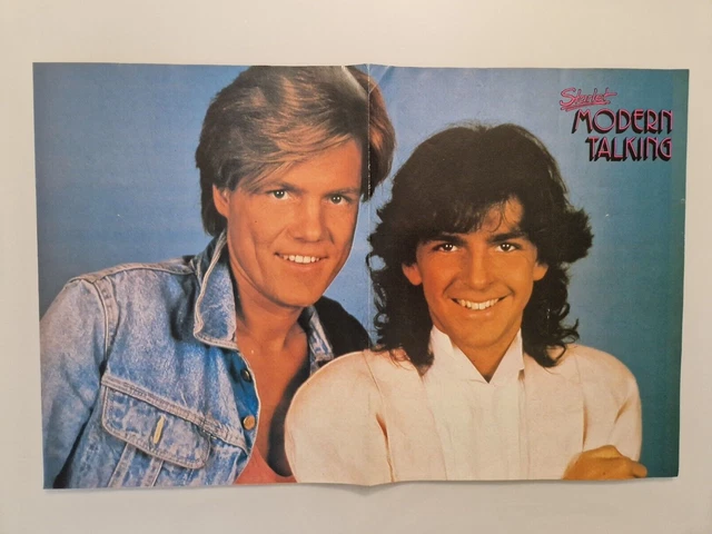 MODERN TALKING/ DEAD or Alive- A very rare poster - Sweden 1985 (2) EUR ...