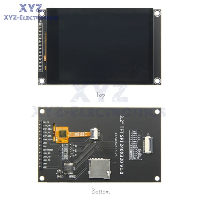 3.2 INCH SPI Serial TFT LCD Display Module IPS Touch Screen 240X320 ...