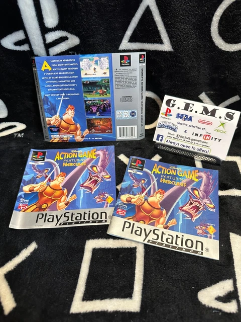 DISNEY'S ACTION GAME Featuring Hercules PS1 PlayStation 1 - MANUAL ...