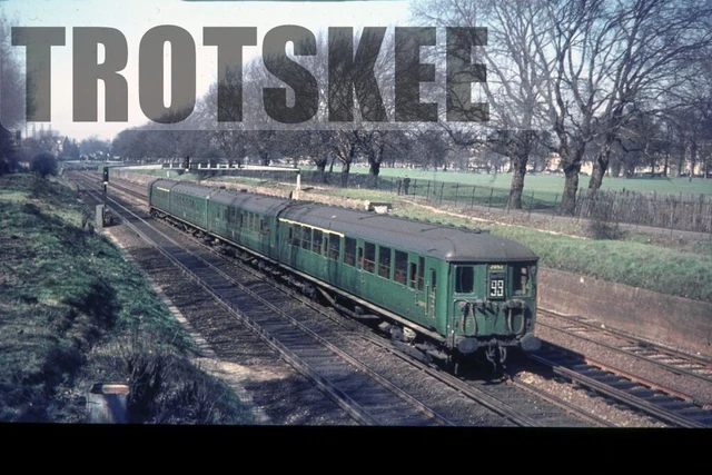 35MM SLIDE BR British Rail Electric EMU Class 401 2BIL 2052 1965 ...