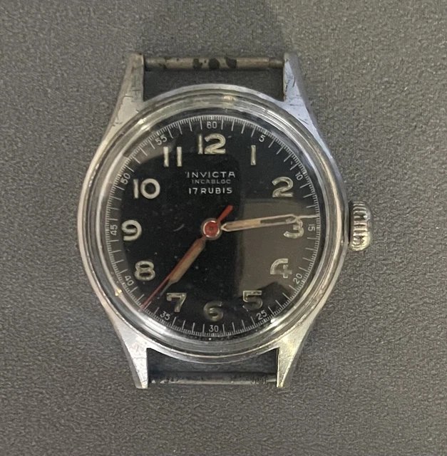 MONTRE INVICTA INCABLOC 17 Rubis Ancienne Fonctionne EUR 25,00 ...