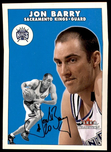 2000-01 FLEER TRADITION Jon Barry Sacramento Kings #203 EUR 1,09 ...