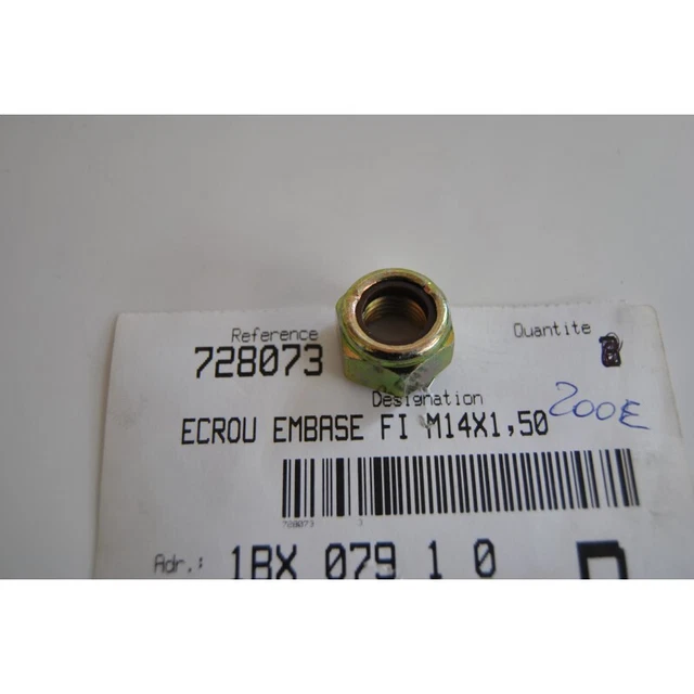 ÉCROU ROUE AVANT Front Wheel Nut Peugeot Trekker 100 1998 Ludix 14 ...
