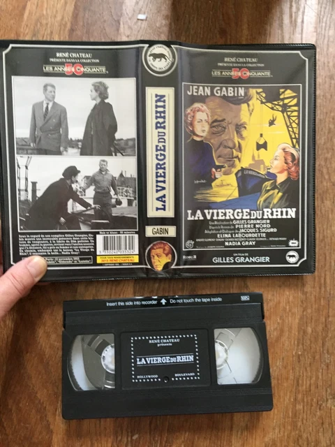 CASSETTE VIDEO VHS CINEMA RENE CHATEAU la vierge du rhin jean gabin nadia gray 3 EUR 4,00 ...