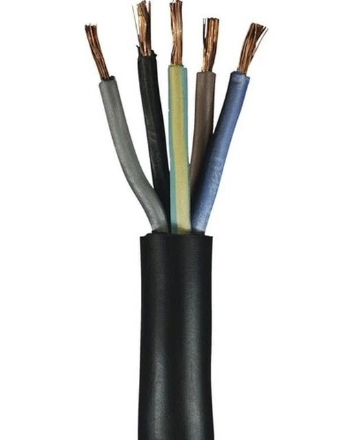 H07RN-F 5G6 METERWARE 1-50m Meter Gummikabel Gummileitung ...