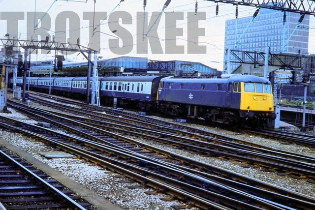 35MM SLIDE BR British Rail Electric Loco Class 85 85012 Crewe 1982 ...